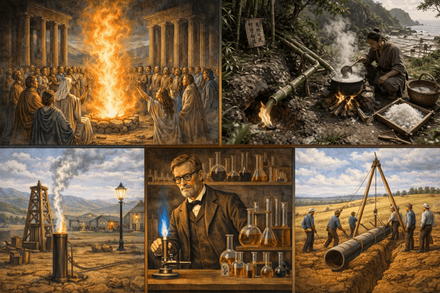 Early History of Natural Gas and Pipelines - RBAC Inc.